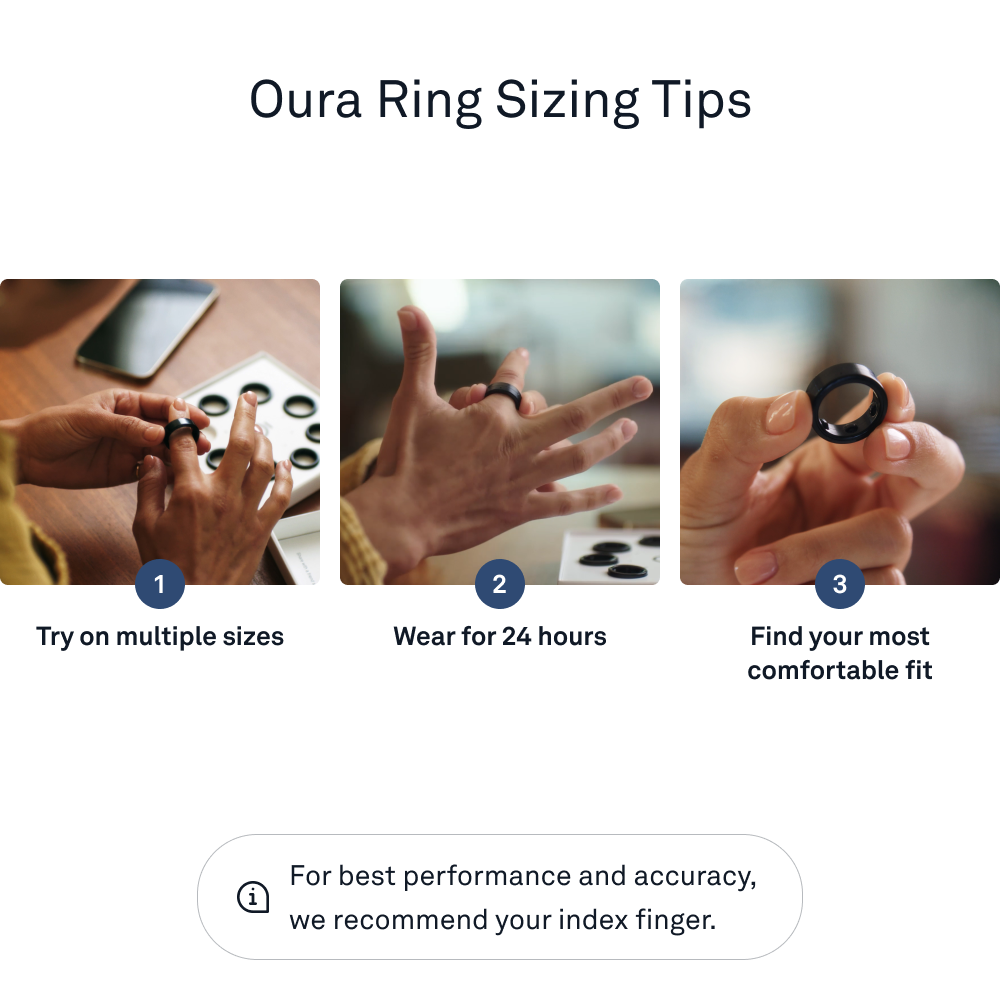 Oura Ring Gen3 - Sizing Kit - Try Before You Buy – eSport Certified